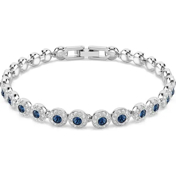 SWAROVSKI Una Angelic Tennis Bracelet - Blue/silver