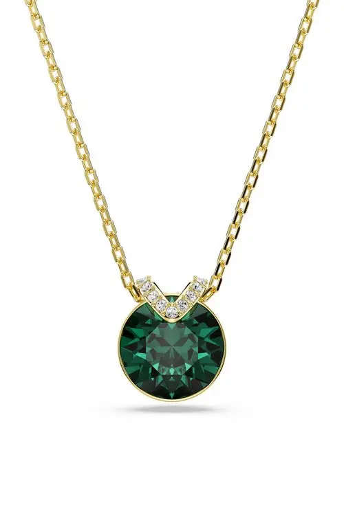SWAROVSKI Bella Crystal Pendant Necklace - Green/gold