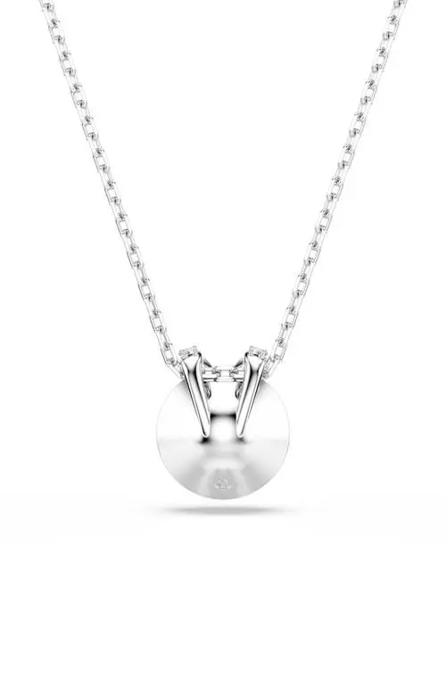 SWAROVSKI Bella Crystal Pendant Necklace - Pink/silver