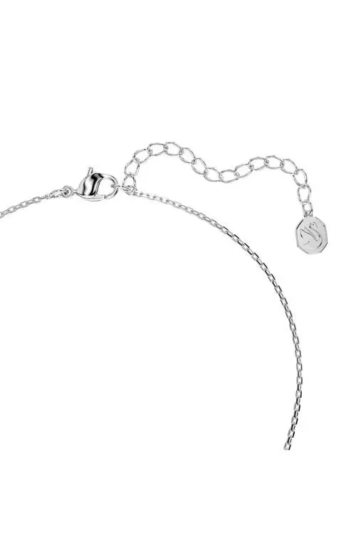 SWAROVSKI Bella Crystal Pendant Necklace - Pink/silver