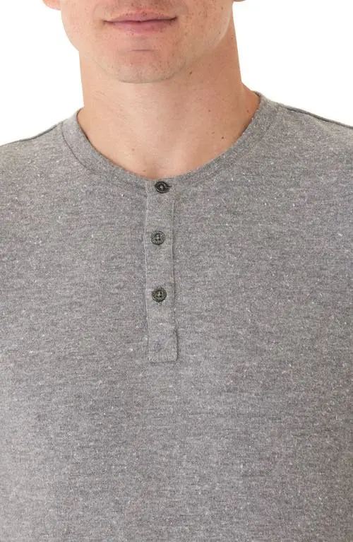 THREADS 4 THOUGHT Elias Heathered Henley - Heather Grey