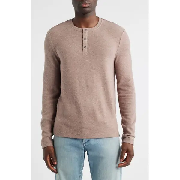 THREADS 4 THOUGHT Elias Heathered Henley - Praline
