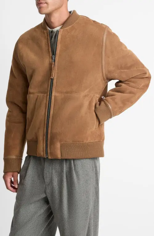 Vince Shearling Bomber Jacket