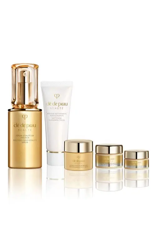 CLE DE PEAU BEAUTE Plump & Firm Gold Collection Skin Care Set $421 Value