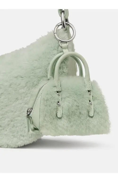 Kate Spade New York Charmed Genuine Shearling Bag Charm