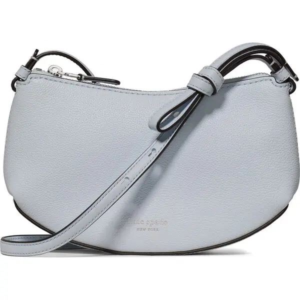 Kate Spade New York Pebble Leather Crossbody Bag - Pale Sapphirine