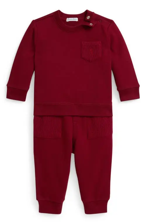 Ralph Lauren Magic Fleece Sweatshirt And Pants Set