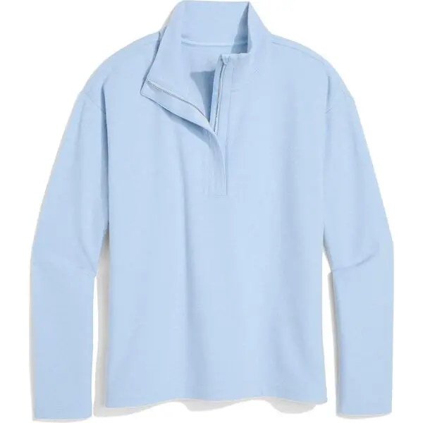 Vineyard Vines Calmwater Quarter Zip Pullover - Serenity Blue