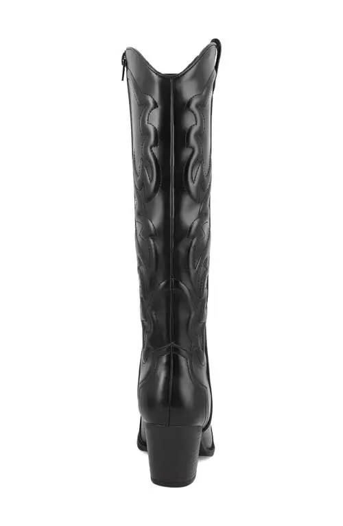 Mia Spenser Western Boots - Black