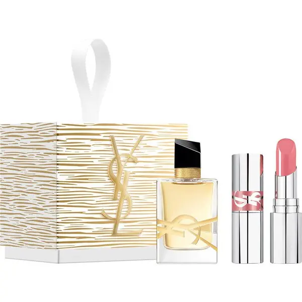 Saint Laurent Libre Eau De Parfum & Loveshine Lip Oil Stick Set $51 Value - No Color