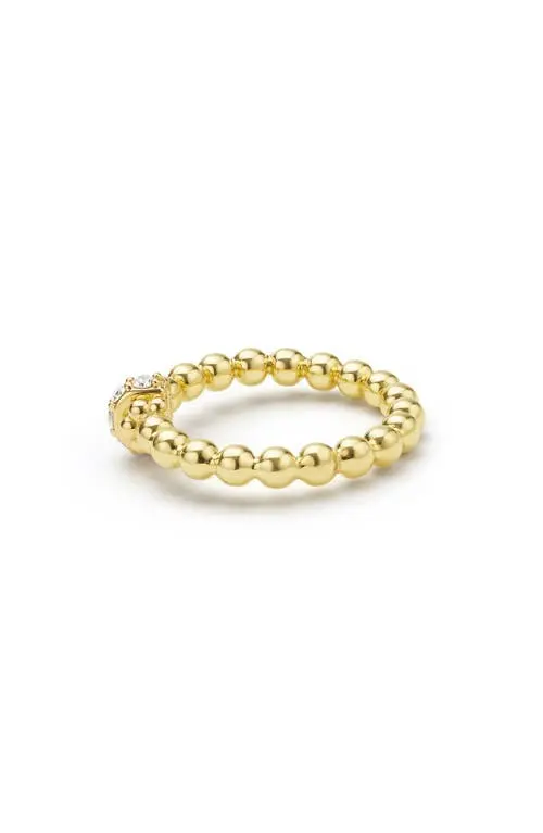 Lagos Caviar Diamond Stacking Ring