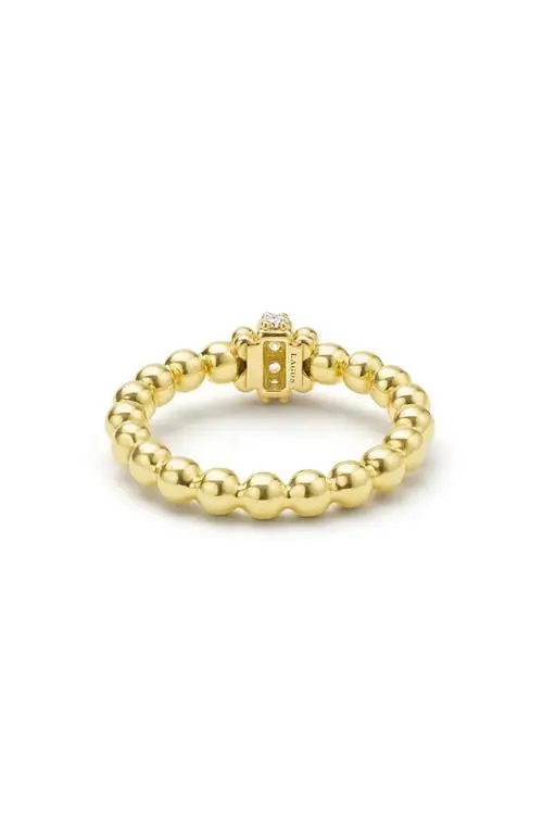 Lagos Caviar Diamond Stacking Ring