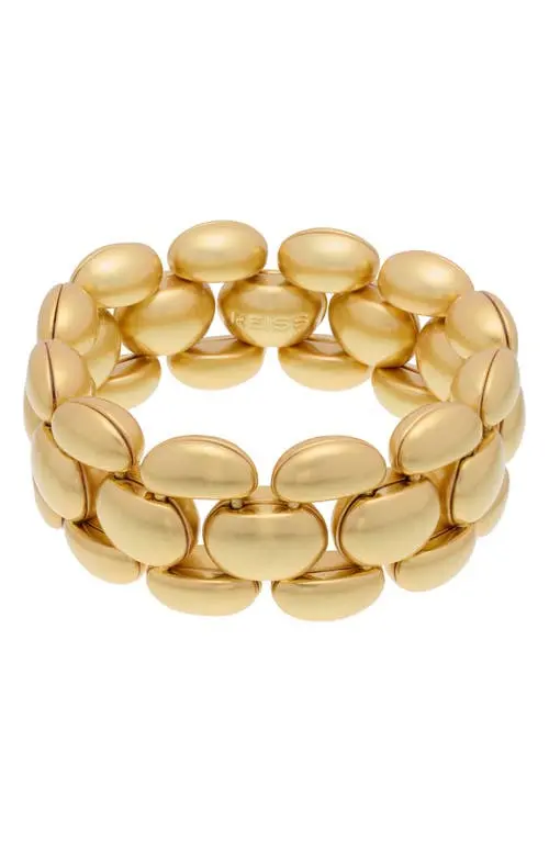 REISS Darcy Dome Link Bracelet - Gold Tone