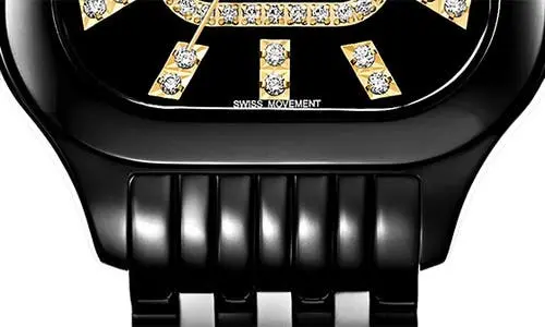 Michele Diamond Dial Bracelet Watch