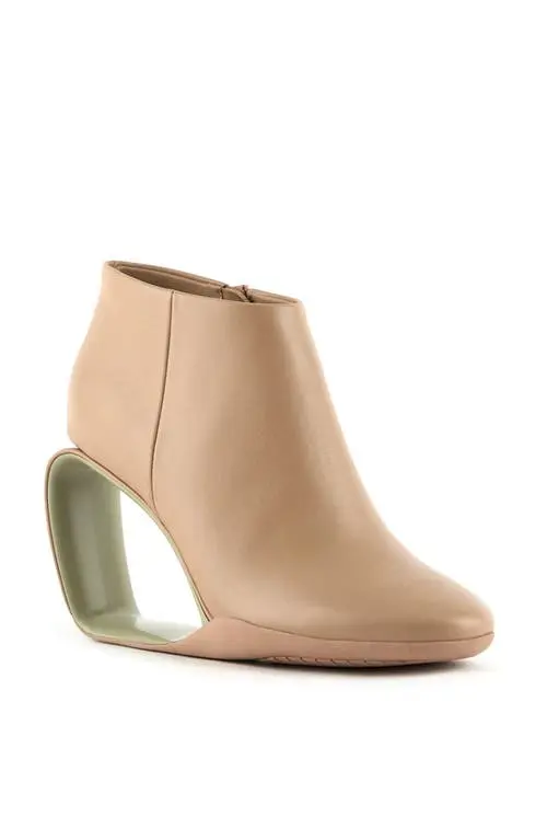 United Nude Mobius Ankle Bootie Hi - Taupe Mix