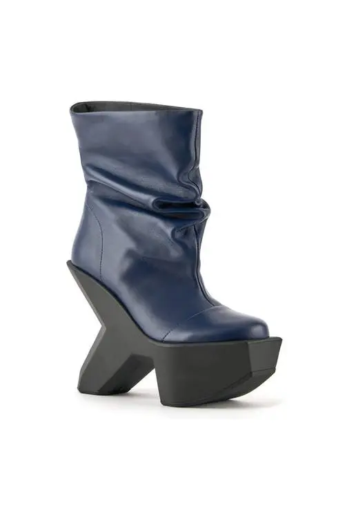 United Nude Boulder Slouch Boots - Midnight Blue