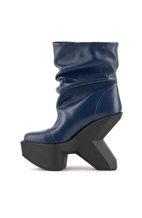United Nude Boulder Slouch Boots - Midnight Blue