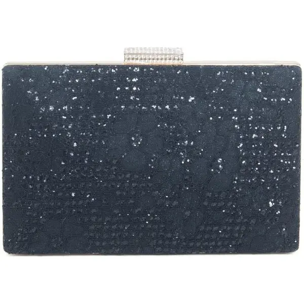 LAUREN LORRAINE Dandy Clutch - Black