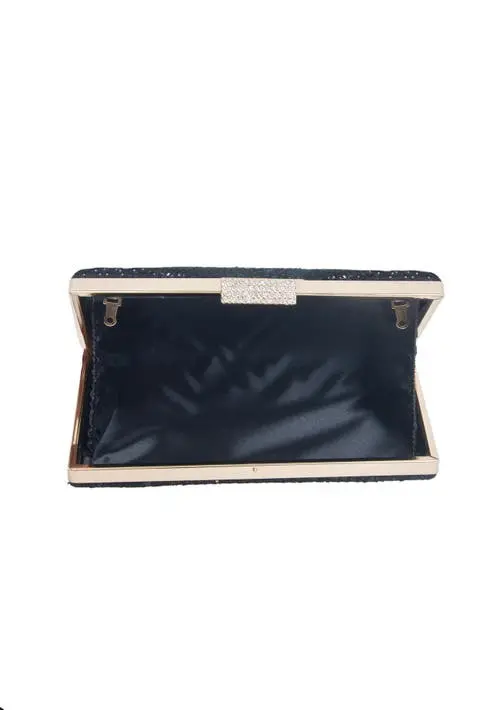 LAUREN LORRAINE Dandy Clutch - Black