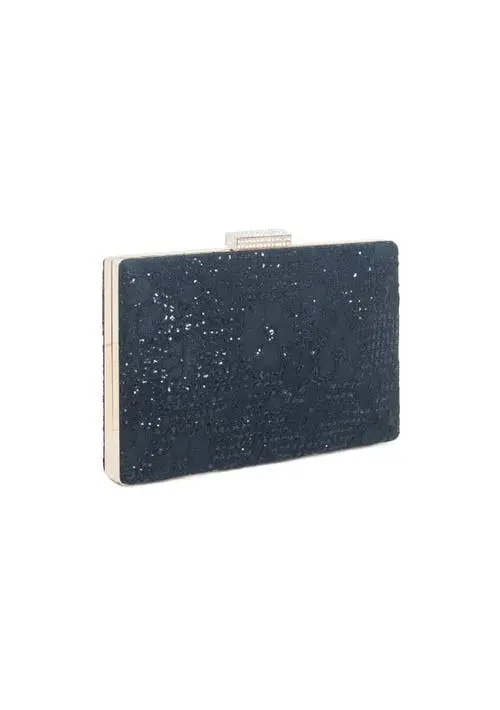 LAUREN LORRAINE Dandy Clutch - Black