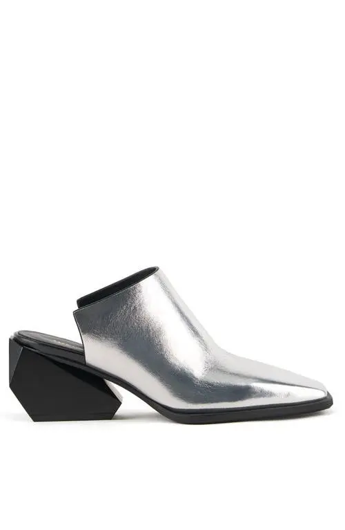 United Nude Ricky Mule Mid - Silver