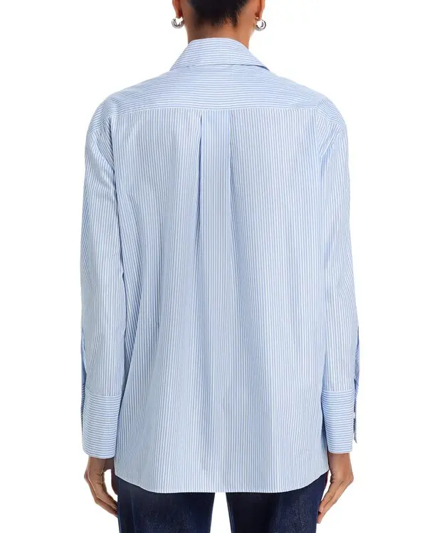 Derek Lam 10 Crosby Orianne Stripe Collared Shirt