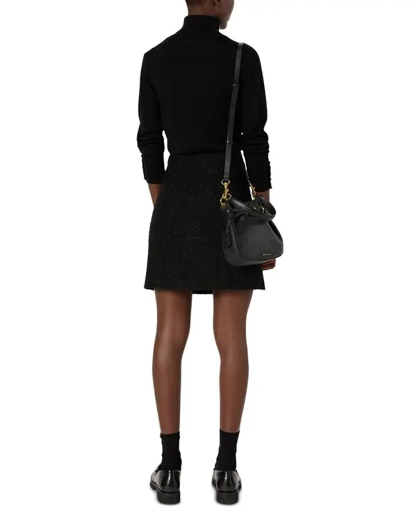 Gerard Darel Tweed Mini Skirt
