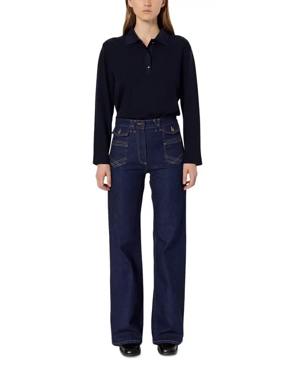 Gerard Darel Anna High-rise Flare Jeans - Universe