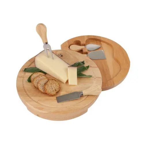 TRUE BRANDS Camembert Cheese Board & Tool Set