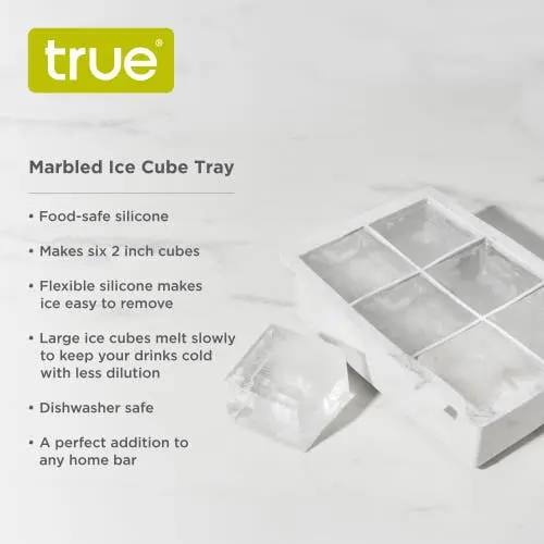 TRUE BRANDS Marbled Ice Cube Tray
