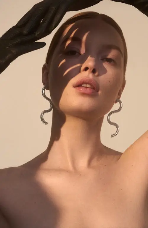 Lady Grey Serpentine Drop Earrings