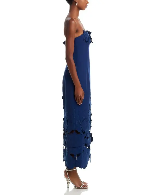 Leo Lin Rayna Maxi Dress - Navy - 70% Off | Editorialist