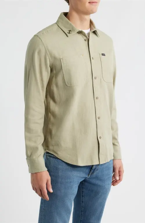 DARK SEAS Bergstrom Cotton Button-up Shirt - Grey