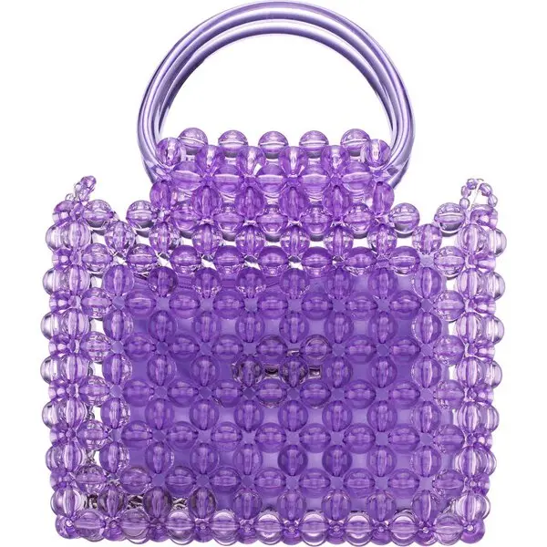 Nina Nylie Top Handle Bag - Lavender