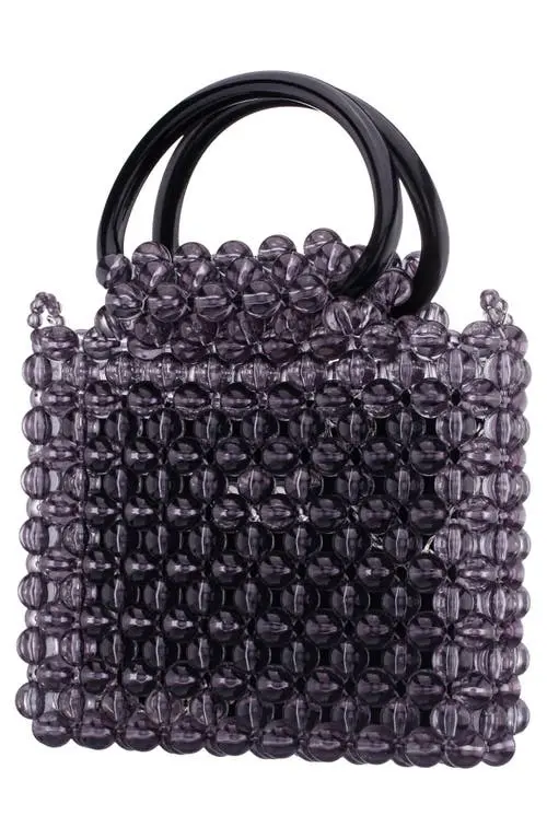 Nina Nylie Top Handle Bag - Smoke