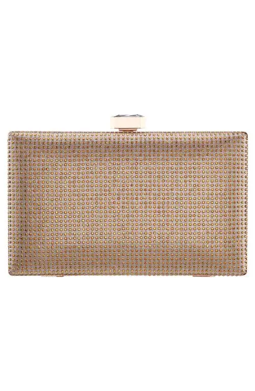 Nina Frame Clutch - Gold