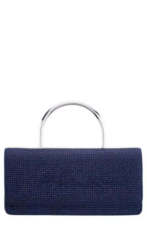 Nina Luca Top Handle Clutch - Navy