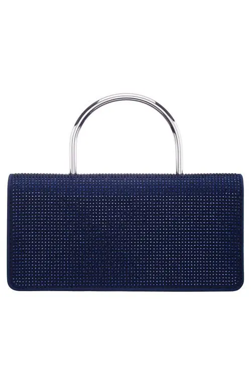 Nina Luca Top Handle Clutch - Navy