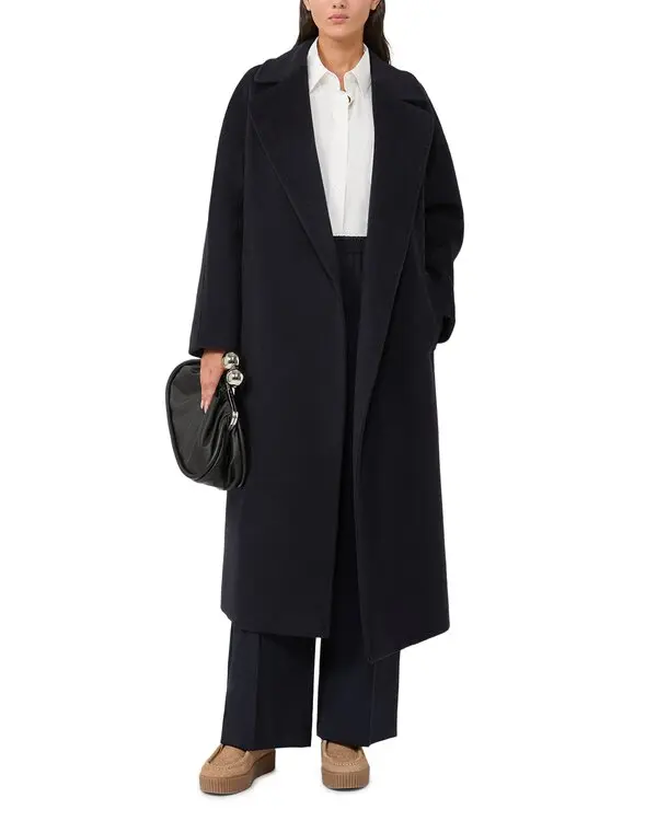 Max Mara Tempera Coat - Navy