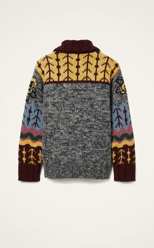 La DoubleJ Embroidered Chunky Cardigan