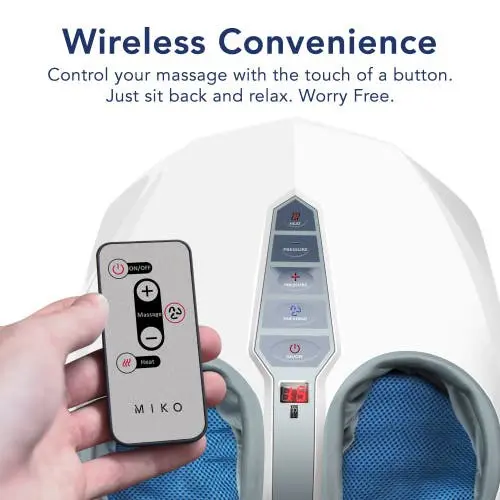 MIKO Shiatsu Foot Massager With Deep Kneading And Heat