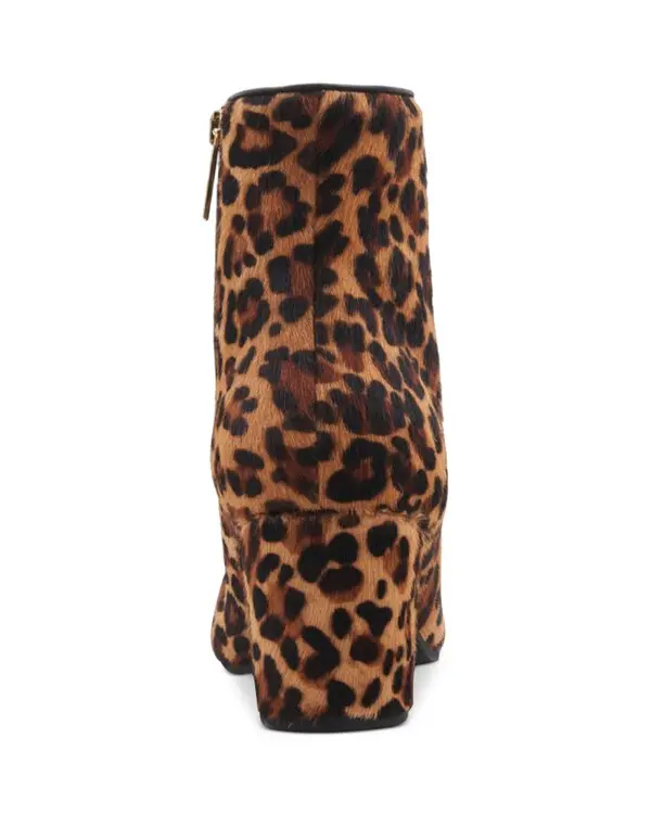 Aquatalia Domani Print Ankle Boots - Leopard