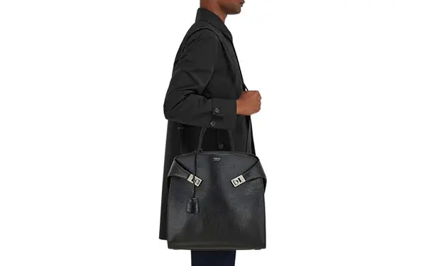 FERRAGAMO Hugsidney Leather Bag - Nero