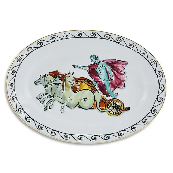 GINORI 1735 Il Viaggio Di Nettuno Medium Platter