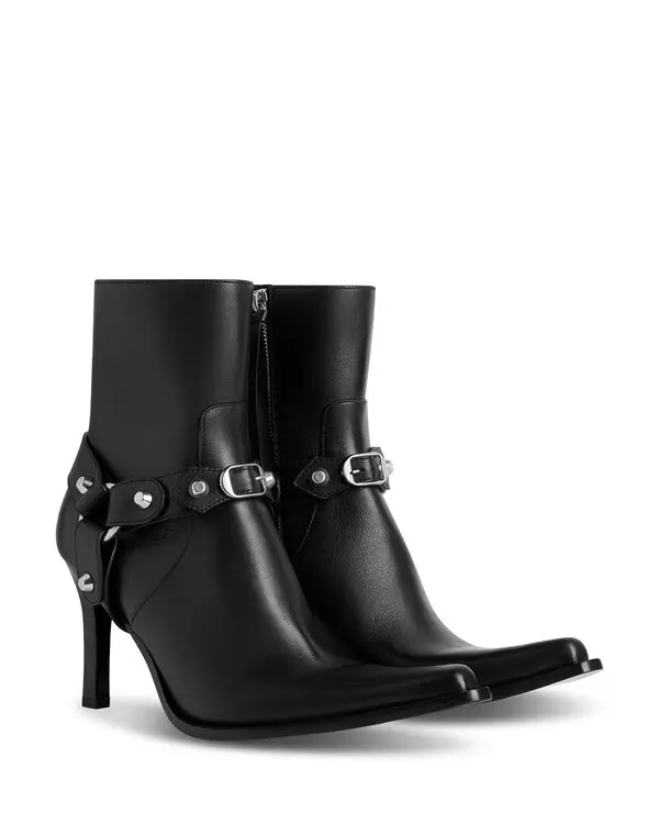 Balenciaga City Harness Booties - Noir Multi