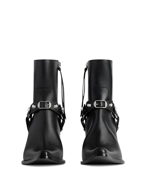 Balenciaga City Harness Booties - Noir Multi