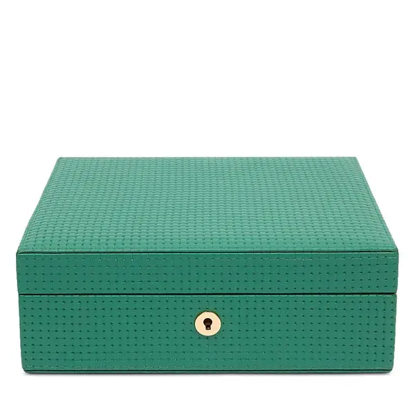 RAPPORT LONDON Charlotte Leather Jewelry Box - Green
