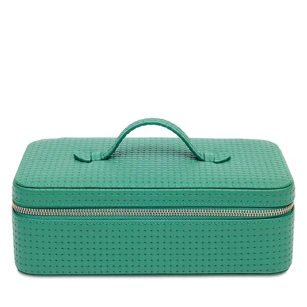 RAPPORT LONDON Charlotte Leather Jewelry Case - Green
