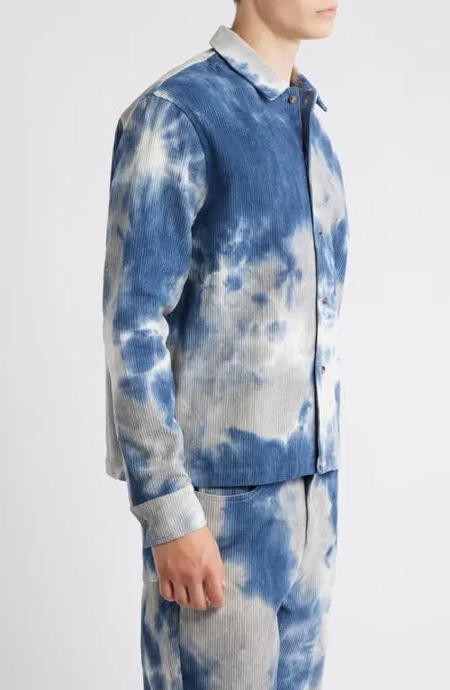 RIZORT Curtis Tie Dye Denim Shirt Jacket