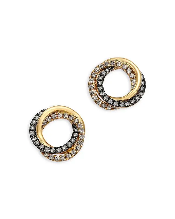 Bloomingdale'S 14k Yellow Diamond Stud Earrings - Gold